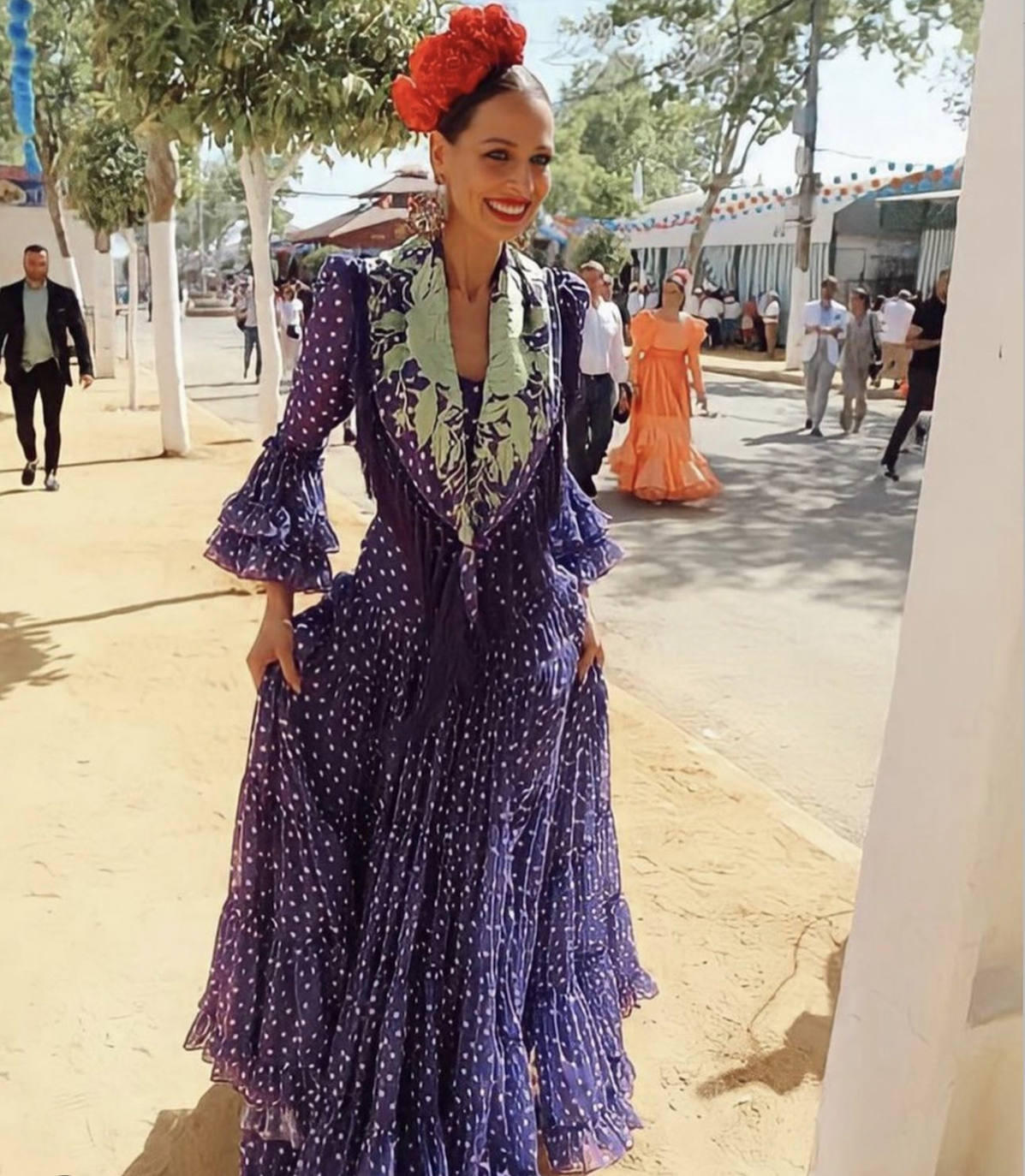 Feria de Abril 2023: famosas e influencers vestidas de flamenca ...